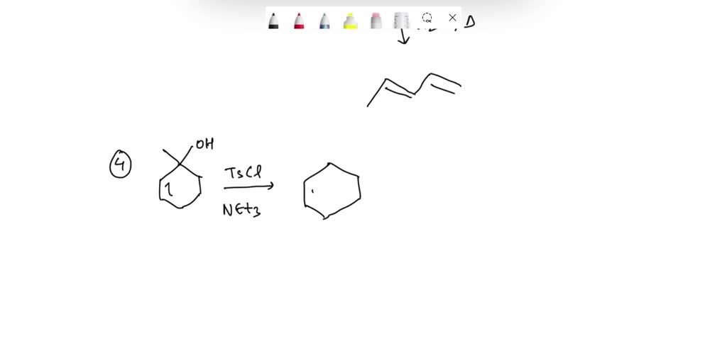 SOLVED: (9) Complete the following reaction flow for the synthesis of ...
