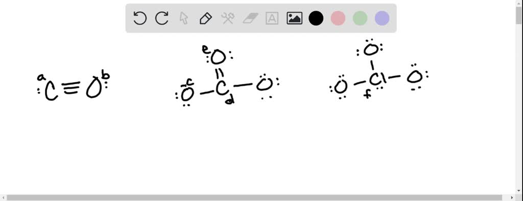 SOLVED: Determine the formal charge on each labeled atom in the ...