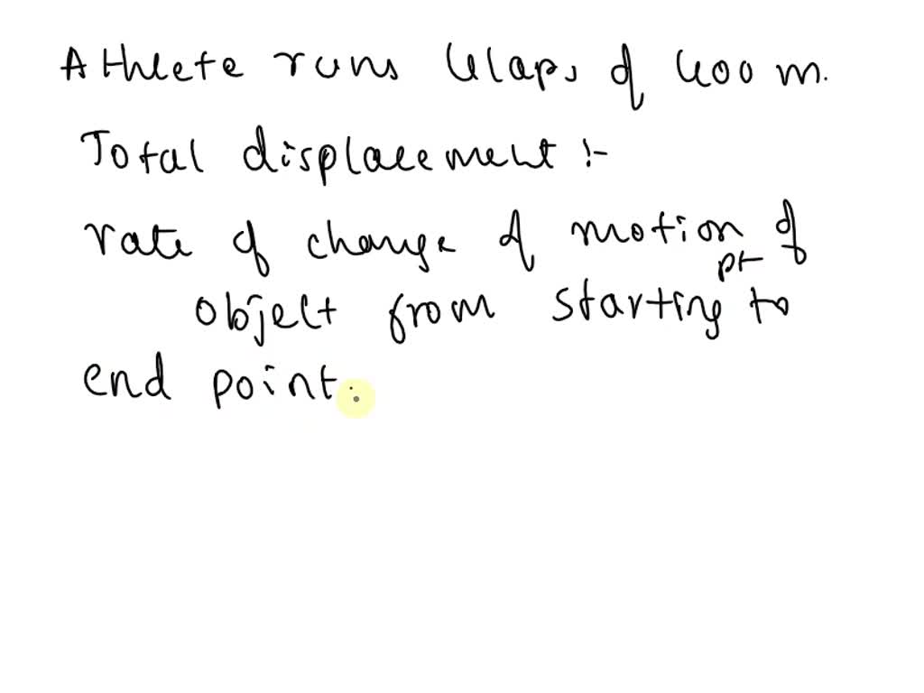SOLVED: A person travels 3 laps around a 400-meter track in a time of 4 ...