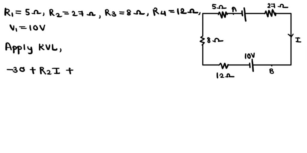 Solved Consider The Circuit In The Drawing Determine A The