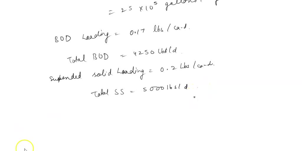 SOLVED: 3.b) A water treatment plant has an average flow rate of 6.785 ...