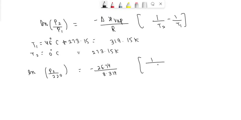 SOLVED: Using the following data, estimate the boiling point of carbon ...