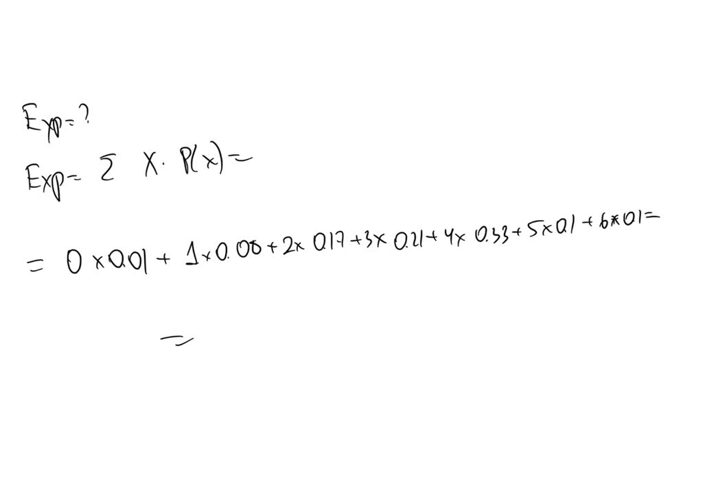 SOLVED: In a certain mathematics class, the probabilities have been ... SOLVED: In a certain mathematics class, the probabilities have been ...