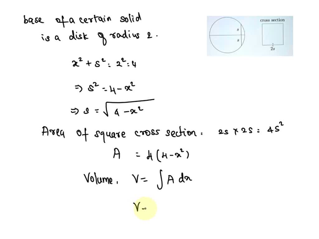 SOLVED: 10. Calculate the volume of the ramp using integration. There ...