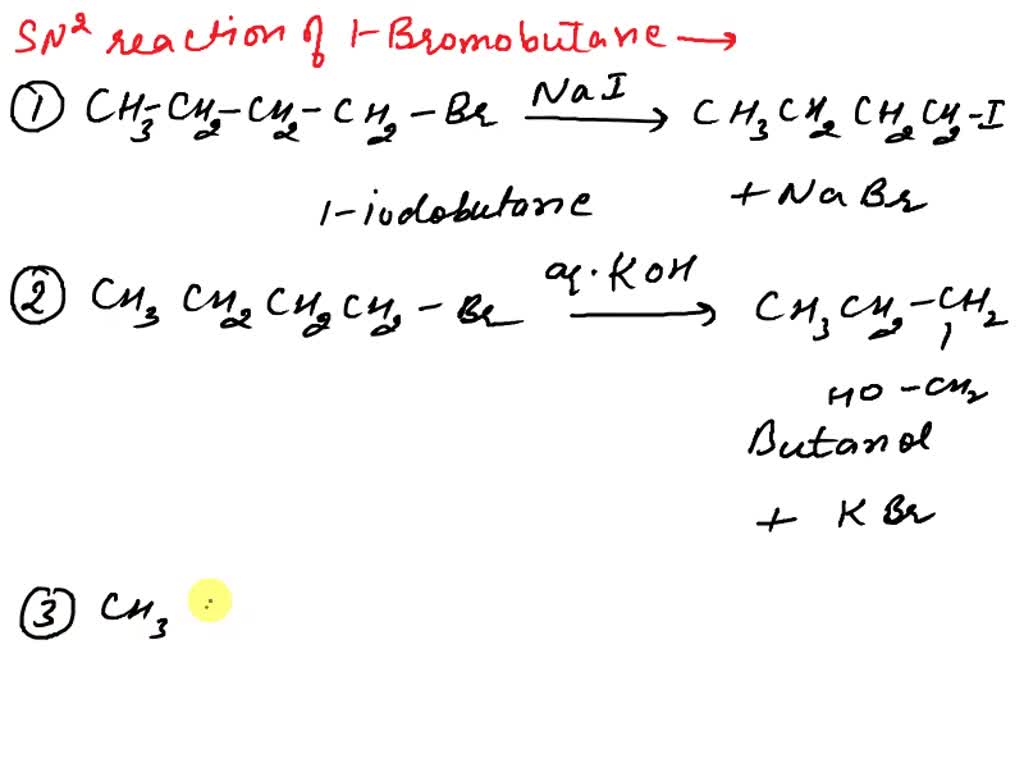 SOLVED: Problem 12.12 What product would you expect from SN2 reaction ...