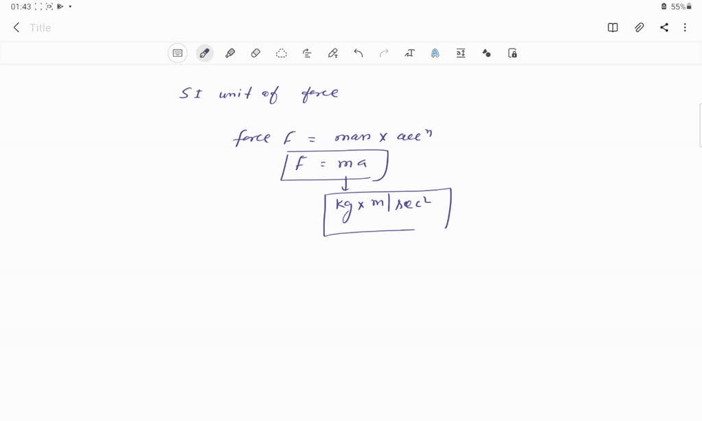 SOLVED The SI Unit Of Force Is Choose All That Is Appropriate Newton SOLVED The SI Unit Of Force Is Choose All That Is Appropriate Newton