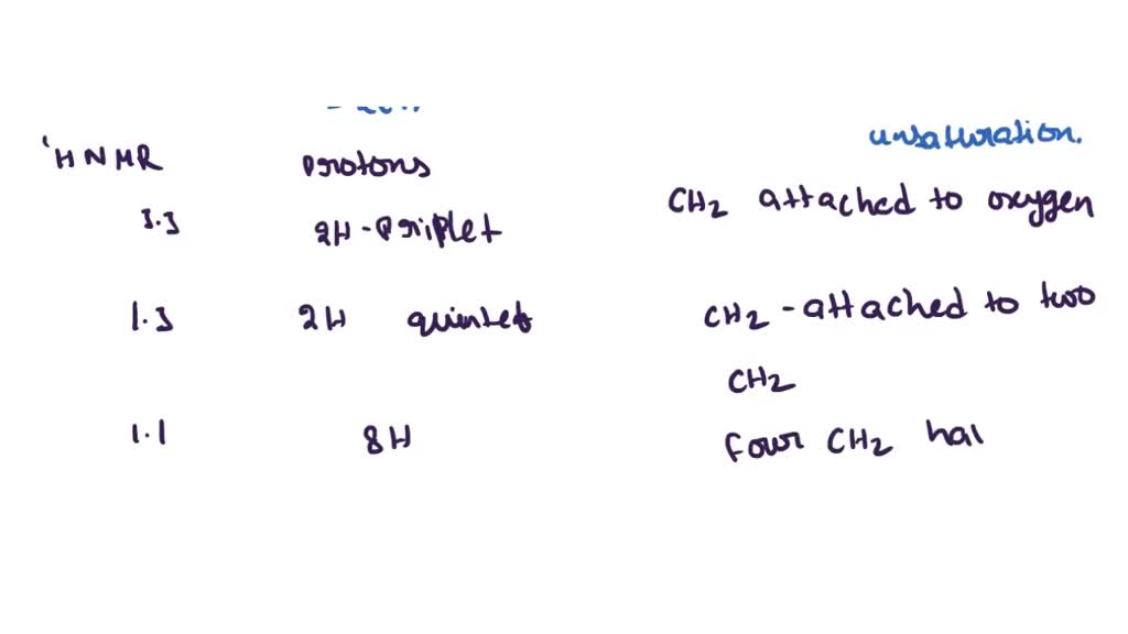SOLVED: Propose a reasonable structure based on the molecular formula ...