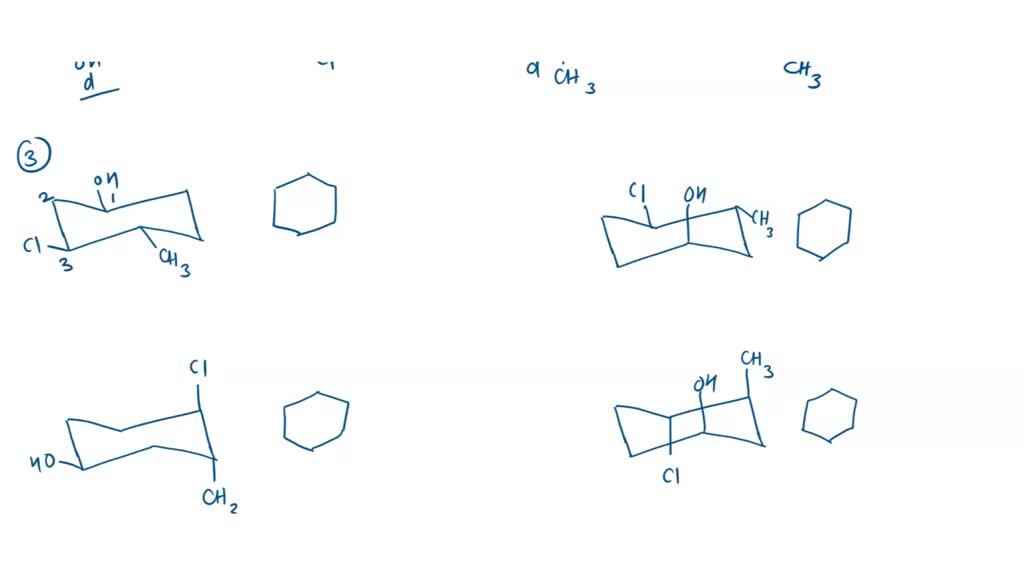 SOLVED: Q1O - Circle two identical structures from the library of molecules drawn below. Convert ...