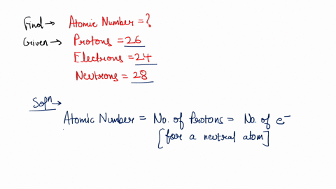 SOLVED: A certain atom has 26 protons, 26 electrons, and 30 neutrons. It mass number is?