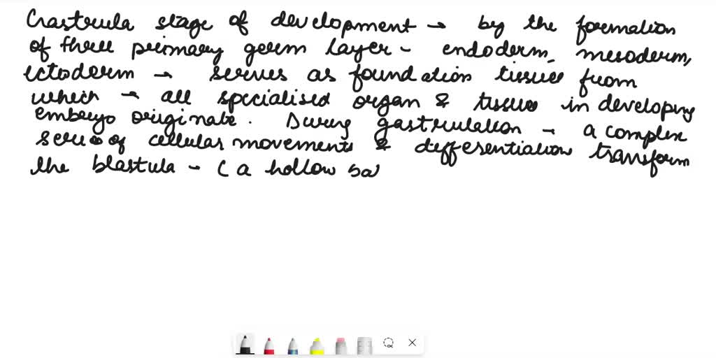SOLVED: embryology, Carnegie stages are a standardized system of 23 ...