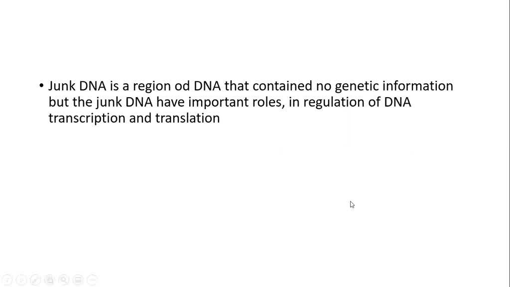 SOLVED: Why is the outdated term "junk dna" a misnomer for noncoding ...