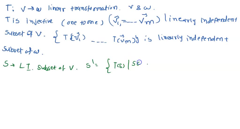 Solved Assume That V Is A One Dimensional Vector Space Prove That The