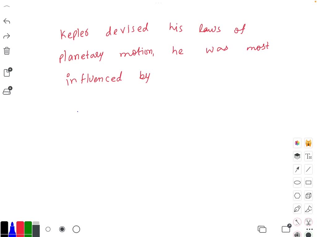 Which force did Kepler believe moved the planets around the Sun? A ...