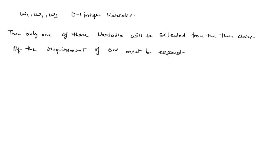Solved You Are Given An Integer Program Defined As Follows If The