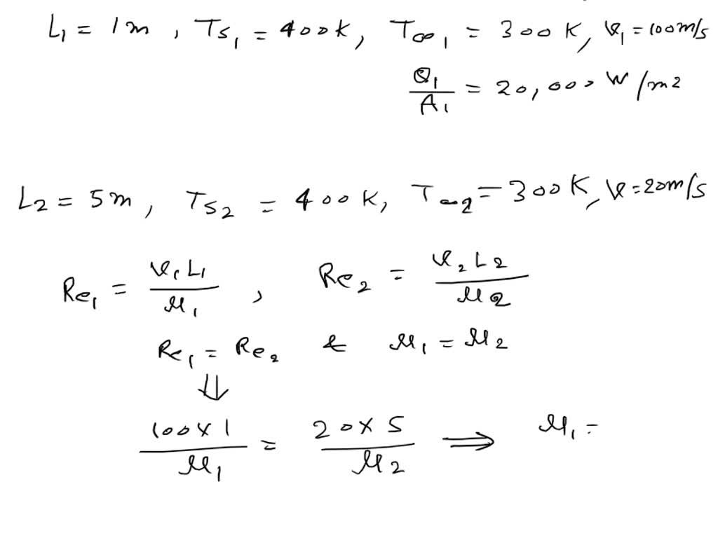 SOLVED: An object of irregular shape has a characteristic length of L = 1 m and is maintained at ...