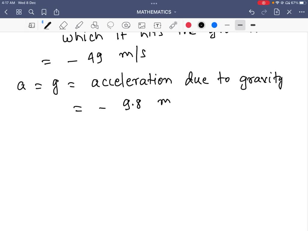 SOLVED: A stone is dropped from the edge of a roof and hits the ground ...