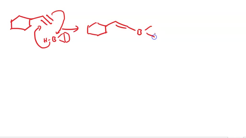 SOLVED: Alkyne Hydroboration The following simple alkyne reacts with 9 ...