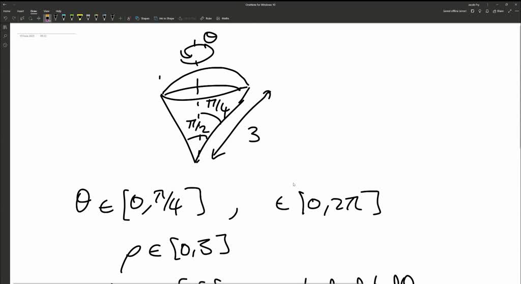 SOLVED: Problem 7. (4 points) Suppose the solid W in the figure is a ...