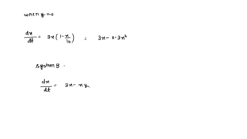 Solved Using Python Consider The Following Predator Prey Model Dxdt X21 X Xy Dydt