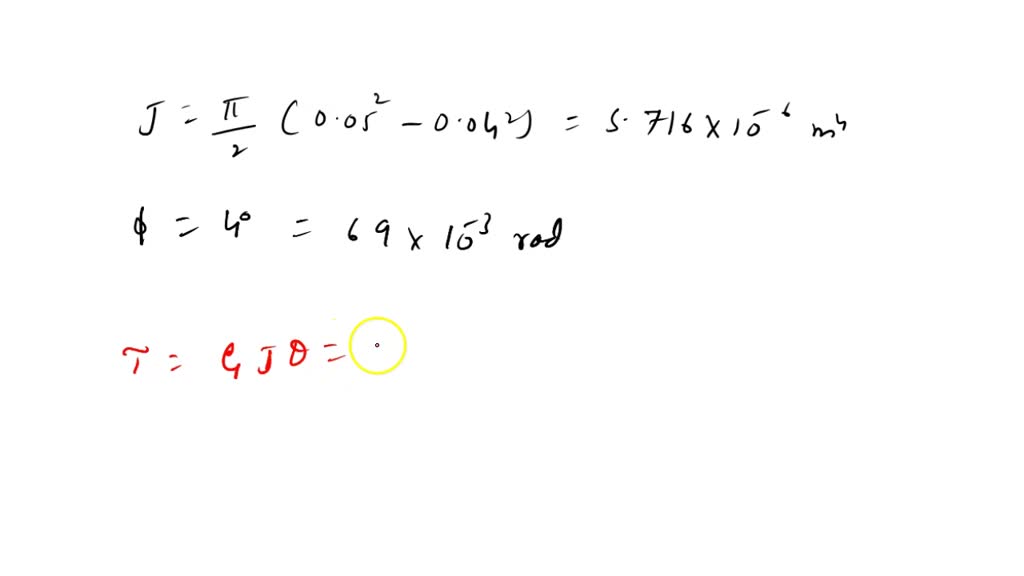 SOLVED: Example 3-1 compound shaft consisting of a steel segment and an ...