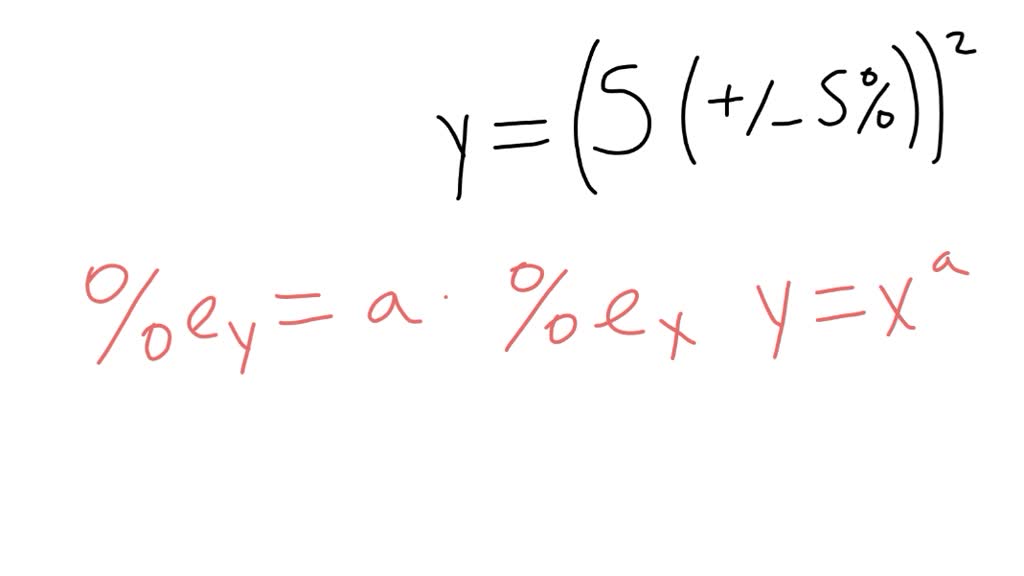 SOLVED: A parameter x is measured with a relative uncertainty of 5 percent. If x=17.0, what is ...