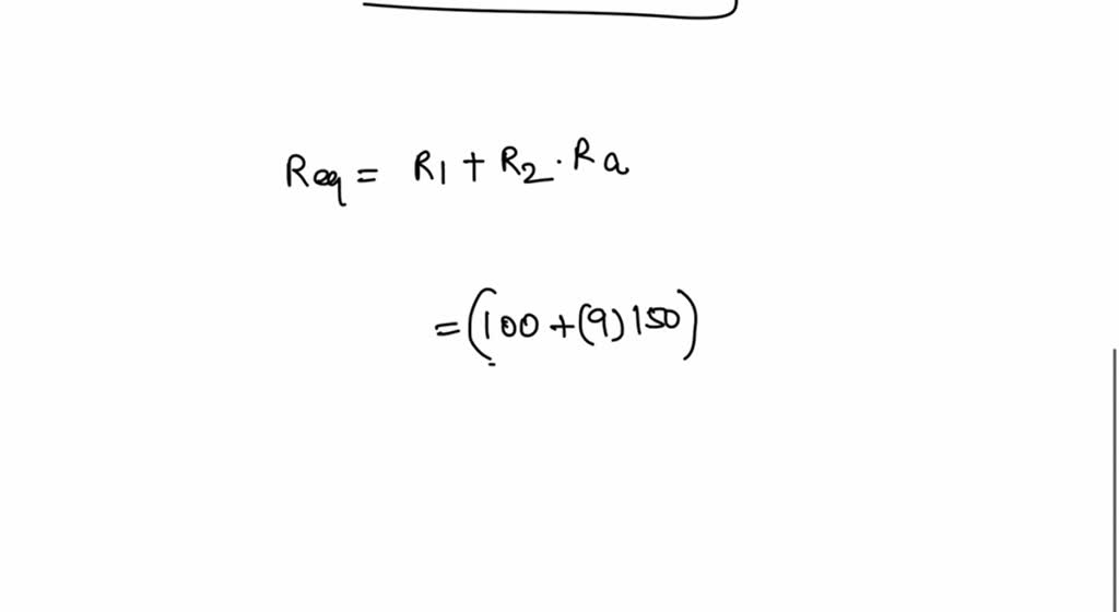 SOLVED: Problem 2 Find Req between A and B for the circuit shown below ...