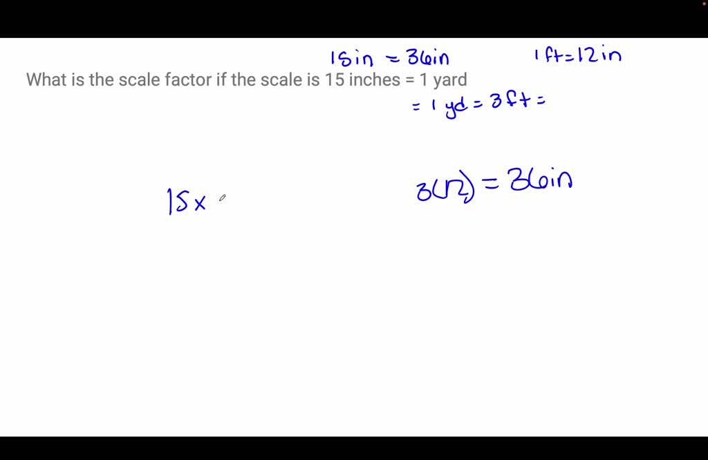 SOLVED On A Scale Drawing The Scale Is Inch 1 Foot What Are The 