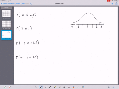 Draw a graph for the standard normal distribution label the...