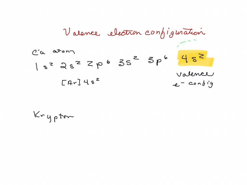 SOLVED: What is the valence electron configuration for the calcium atom ...