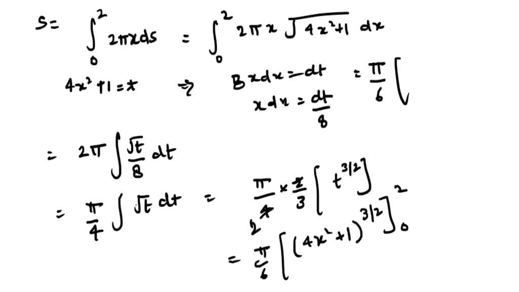 SOLVED 6 The Given Curve Is Rotated About The Y axis Find The Area Of SOLVED 6 The Given Curve Is Rotated About The Y axis Find The Area Of
