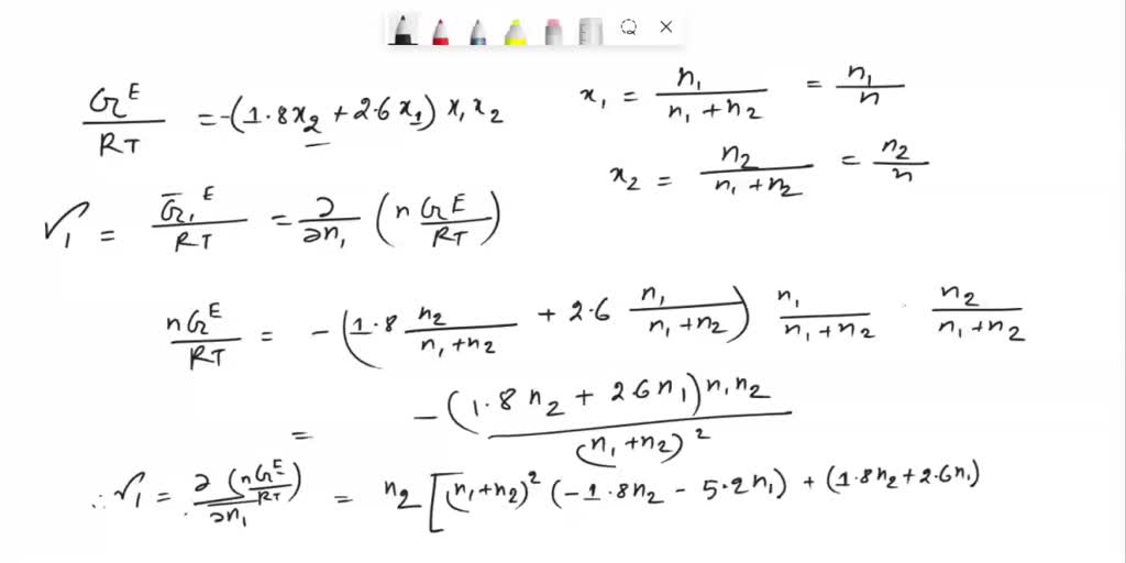 SOLVED: Text: This is a thermodynamics problem. A binary mixture of solids a and b is known to ...