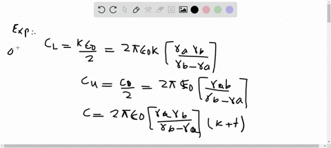 Figure 1 spherical capacitor charged by battery the two...