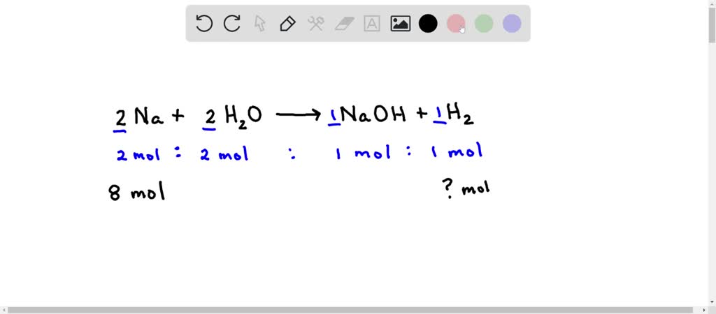 SOLVED: Metallic sodium reacts violently with water to form hydrogen ...