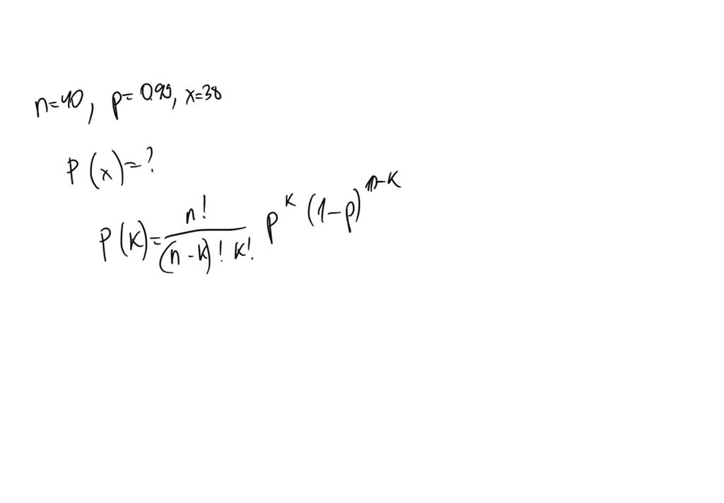 A binomial probability experiment is conducted with the given parameters. Compute the ...