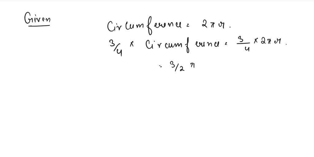 SOLVED: A body is moving in a circular path covers three quarters of a ...