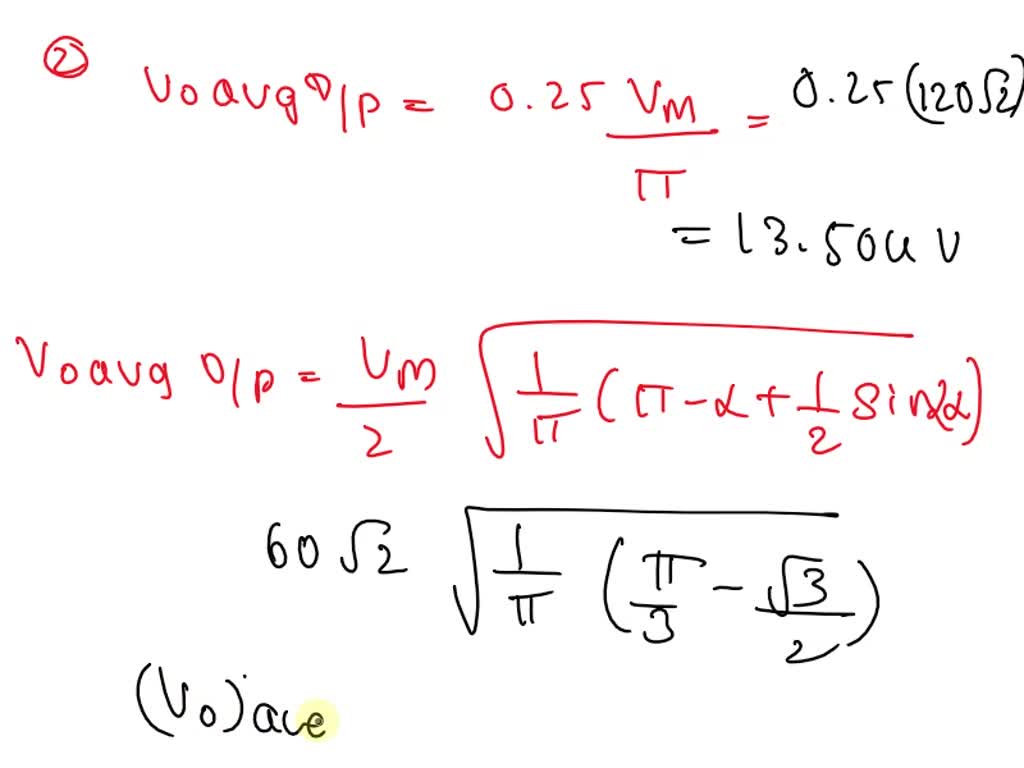 SOLVED: Problem 1 A single phase half wave controlled rectifier is operating from a 120 V, 50 Hz ...