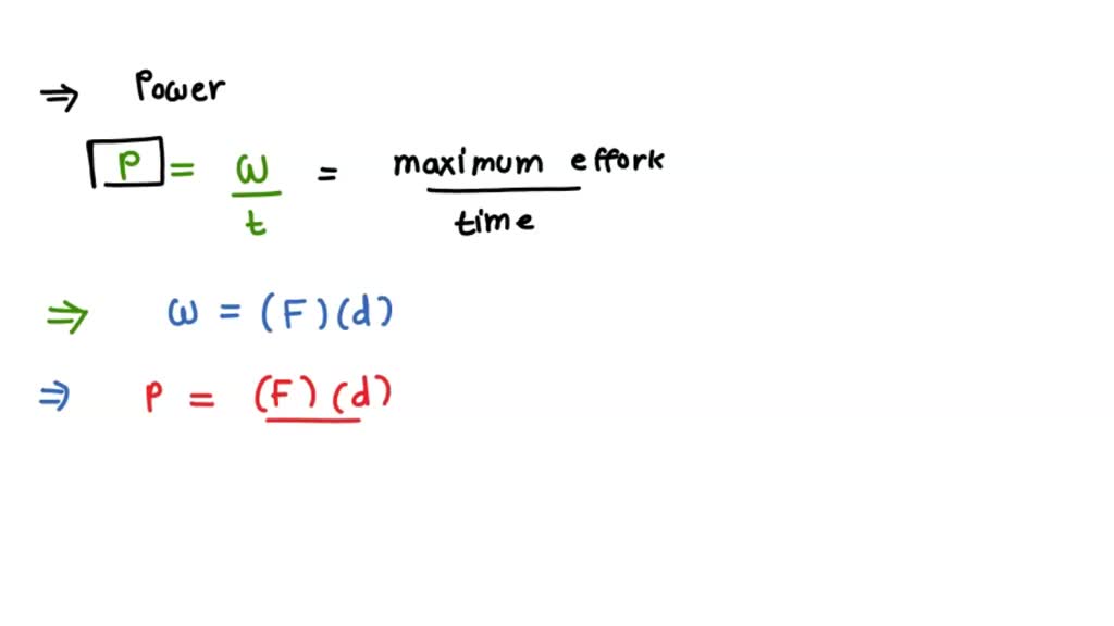 SOLVED: Ability to perform one maximum effort in the shortest possible ...