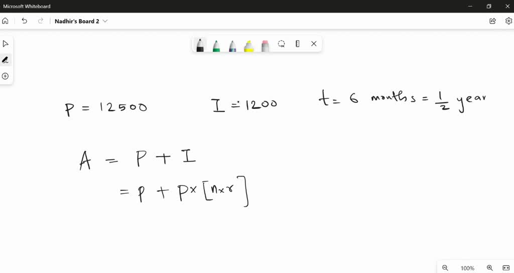 SOLVED: If a business borrows 12,500 and repays23,750 in 5 years, what ...