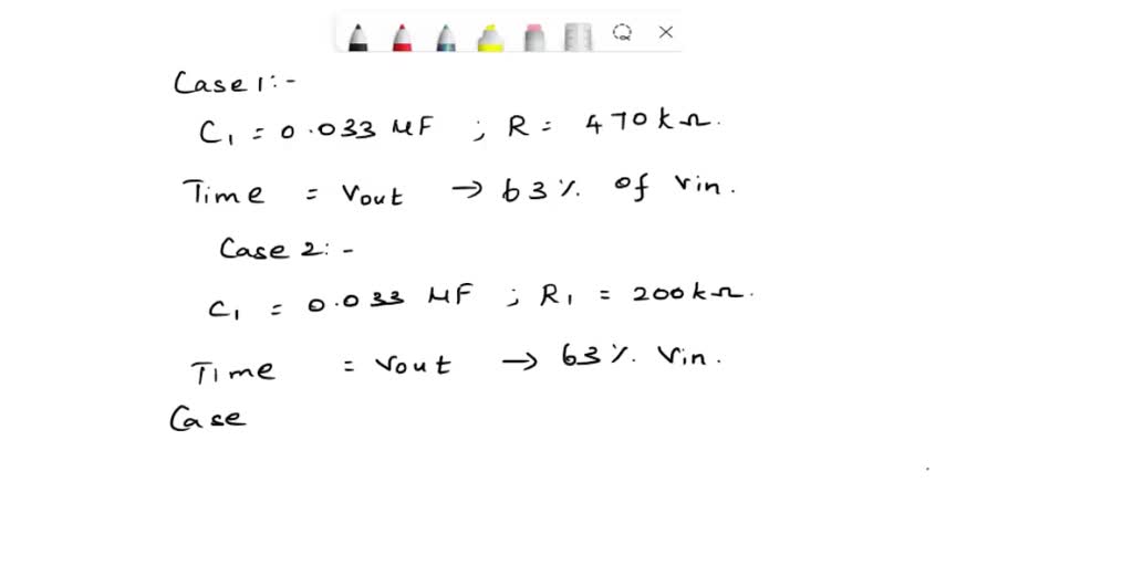 SOLVED: 2a. Measure T63% for different capacitance values (4 marks) Use LTspice to visualize ...