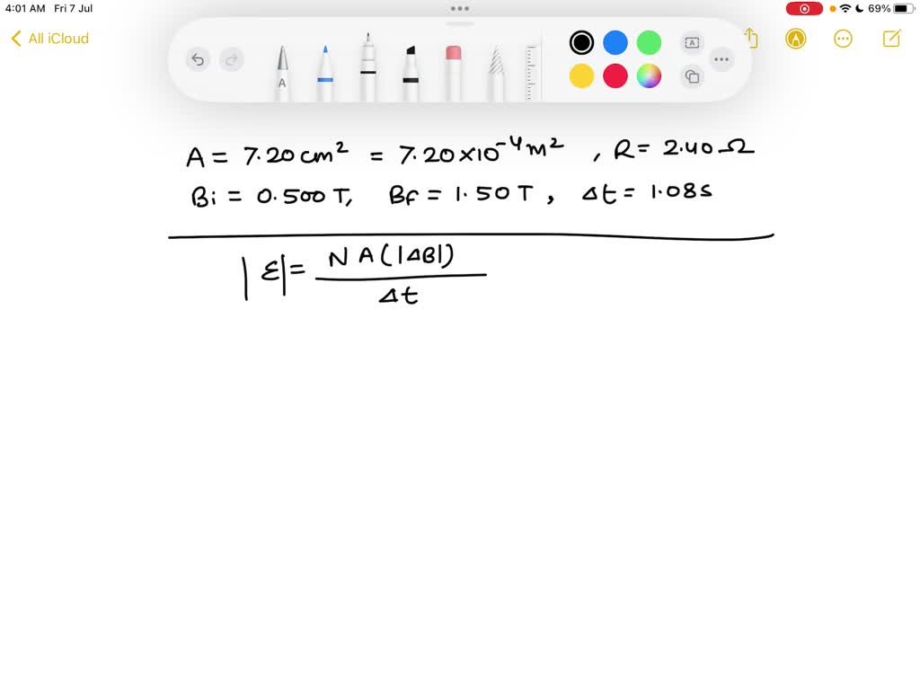 A single loop of copper wire, lying flat in a plane, has an area of 8. ...