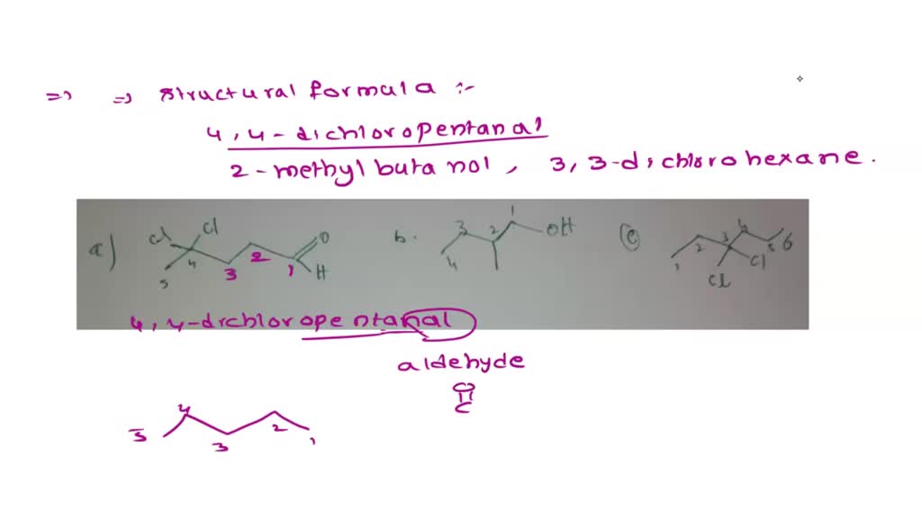 SOLVED: 35 Draw the structural formua for the follcung compourds 4,4 ...