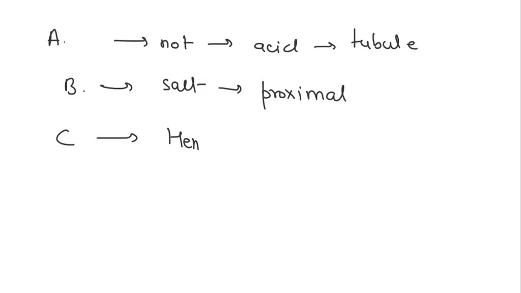 SOLVED: The nephron loop (of Henle) is especially important for Select ...
