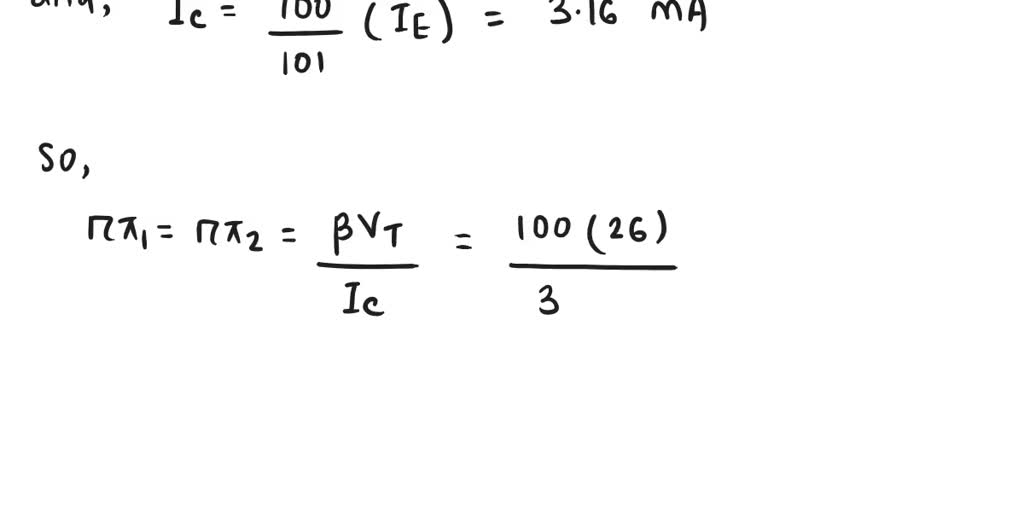 SOLVED: Draw the small signal equivalent model for the circuit below ...