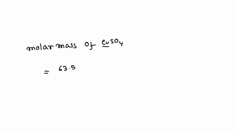 Calculate the molar mass of cuso4 of feso4 16248