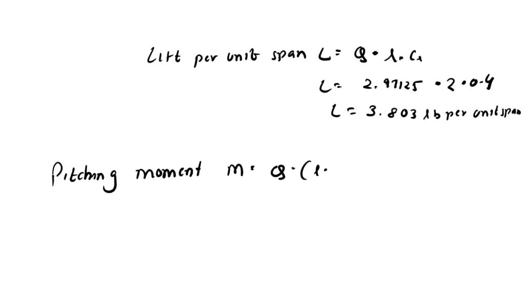 SOLVED: Consider a NACA 2412 airfoil having Cl as 0.64 and moment about ...