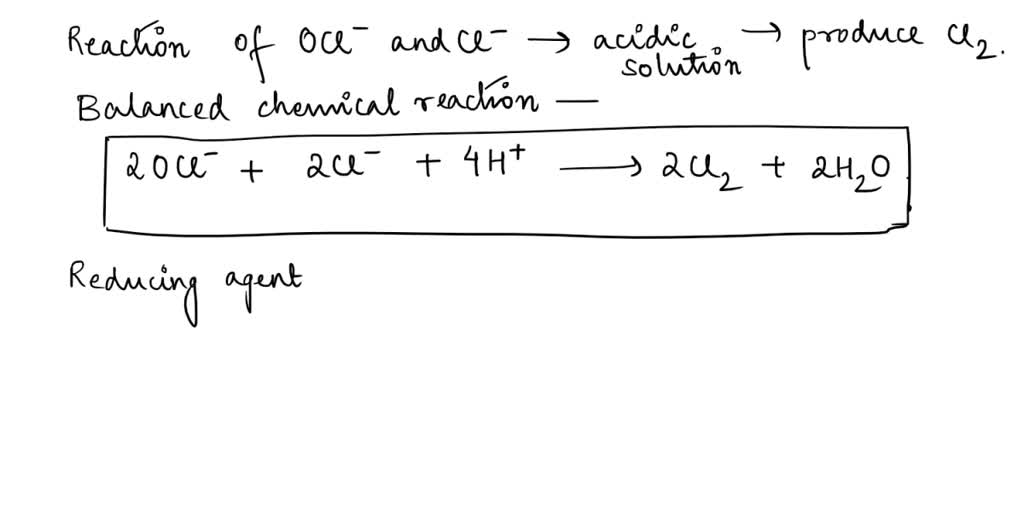 SOLVED: Determining procedure to produce chlorine water: You will want ...
