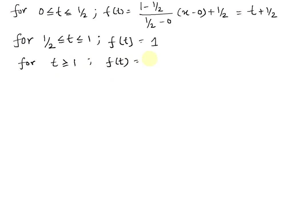 SOLVED: 'Problem #3 Find the Laplace transforms of the function shown in Fig; g(t) (D) Figure'