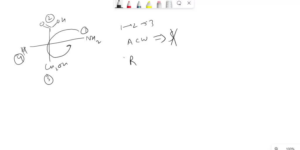 SOLVED: Identify the configuration of the chiral center in each of the ...