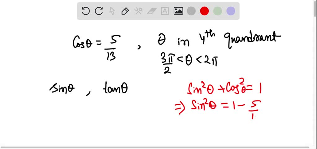 If cos0= -5/13 and sin 0