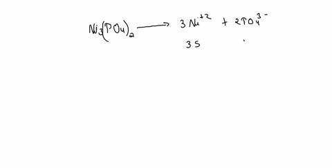 the solubility of ni3po42 in water at a particular temperature is 80 ...
